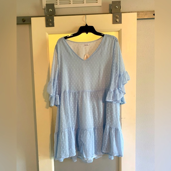 Dresses | Light Blue Baby Doll Dress So Precious On Never Worn ...